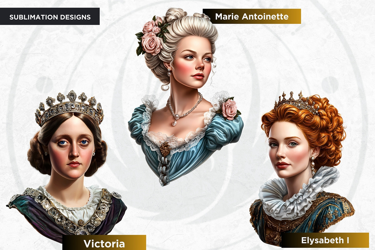 Historical figures cliparts