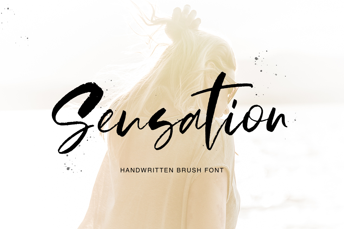 Sensation, a Script Font by Larin Type Co.