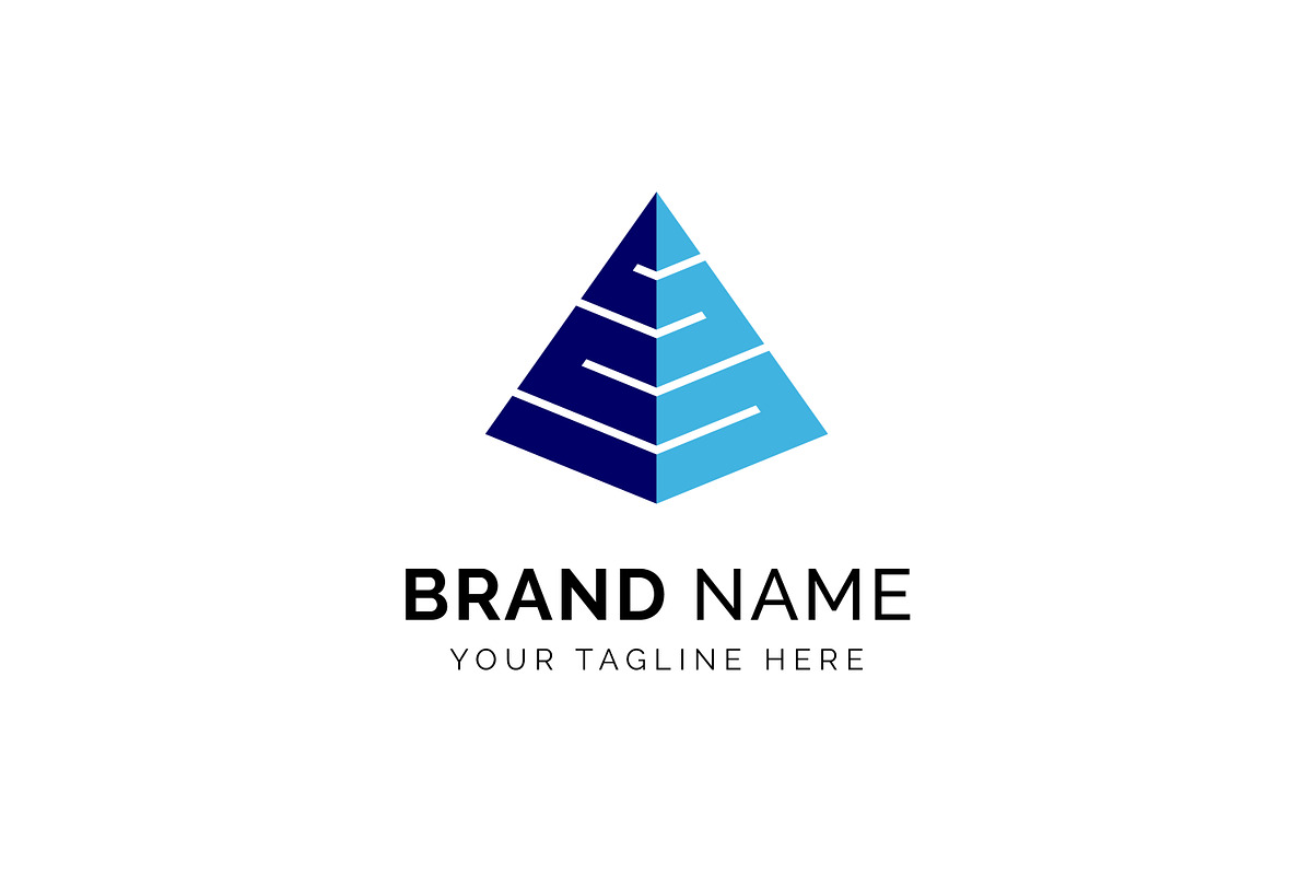 Triangle pyramid logo design, a Branding & Logo Template by Distrologo