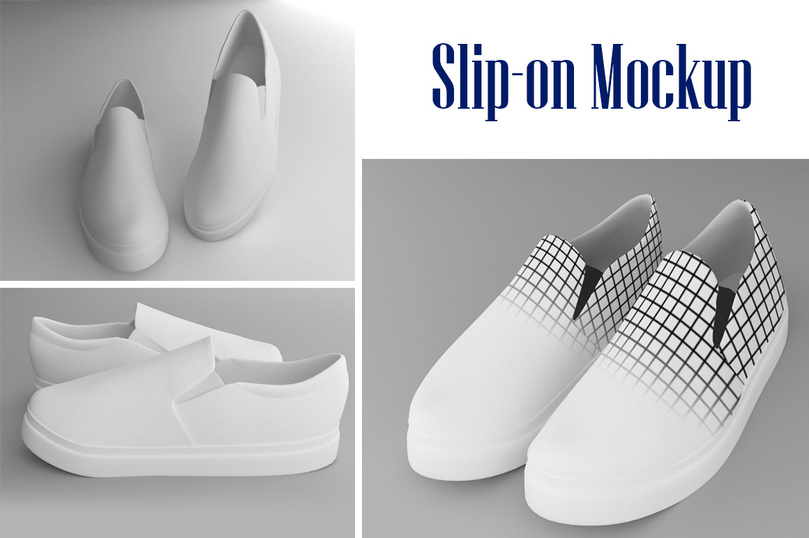 Realistic Slip-on Mockup, a Product Mockup by zeffir