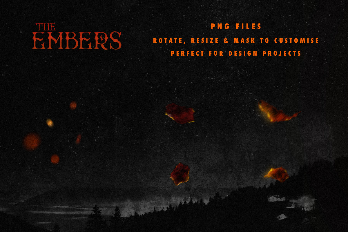 The Embers - Fire Ember Textures, a Texture Graphic by One Pixel