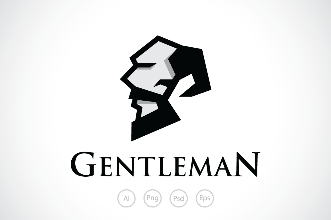 Bearded Gentleman Logo Template, a Branding & Logo Template by Heavtryq ...