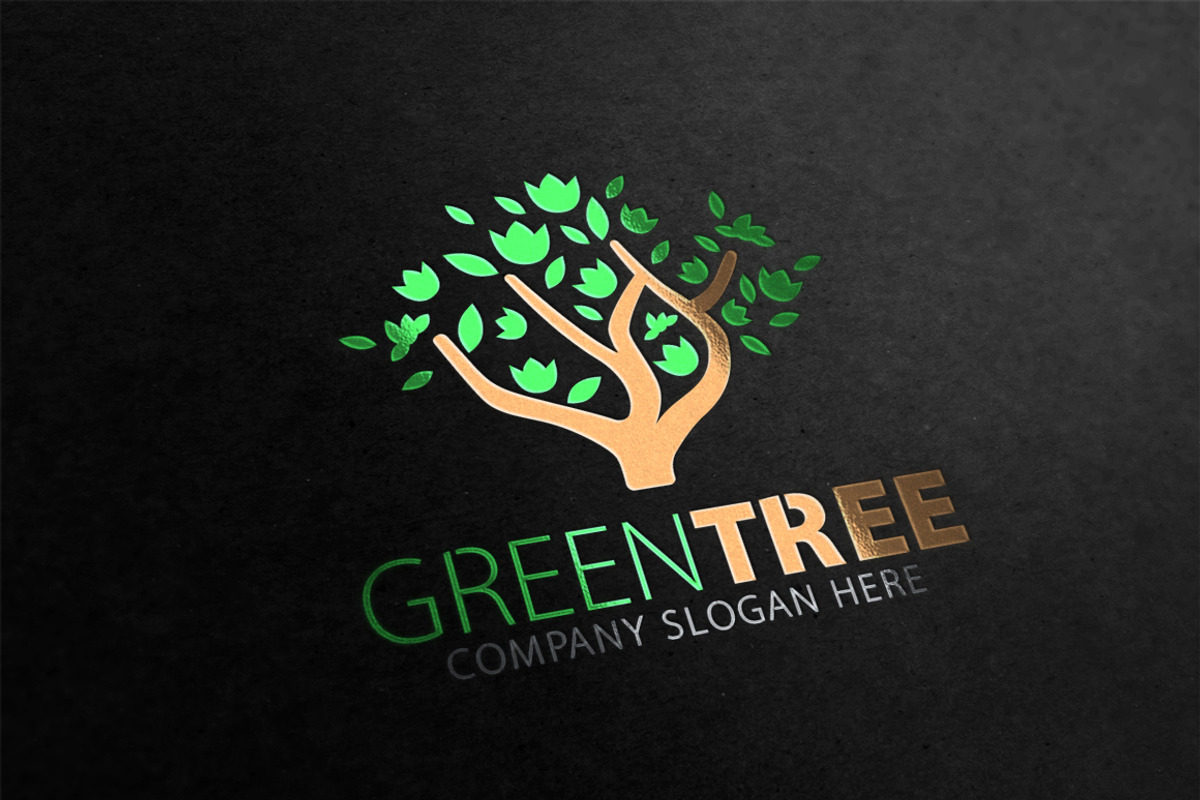 Green Tree Logo, a Branding & Logo Template by Creative Dezing