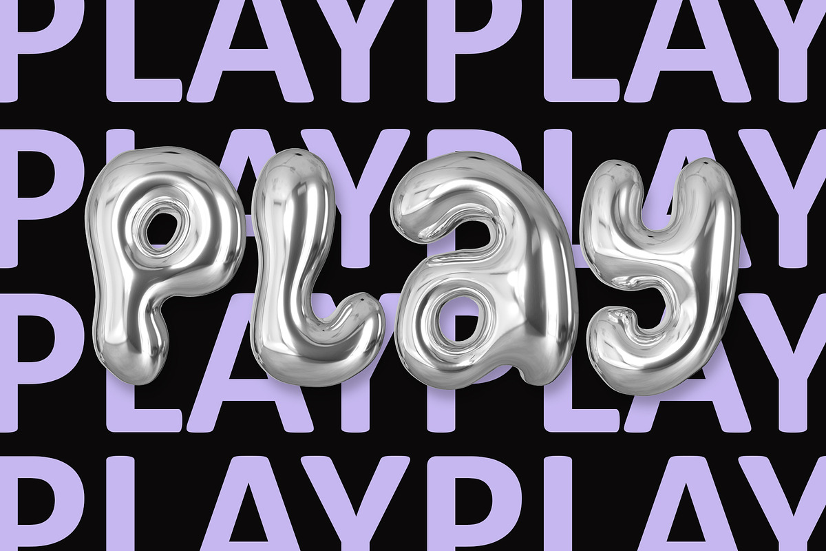 3D Bubble Type | Letters and Numbers, a Graphic by LarysaZabrotskaya