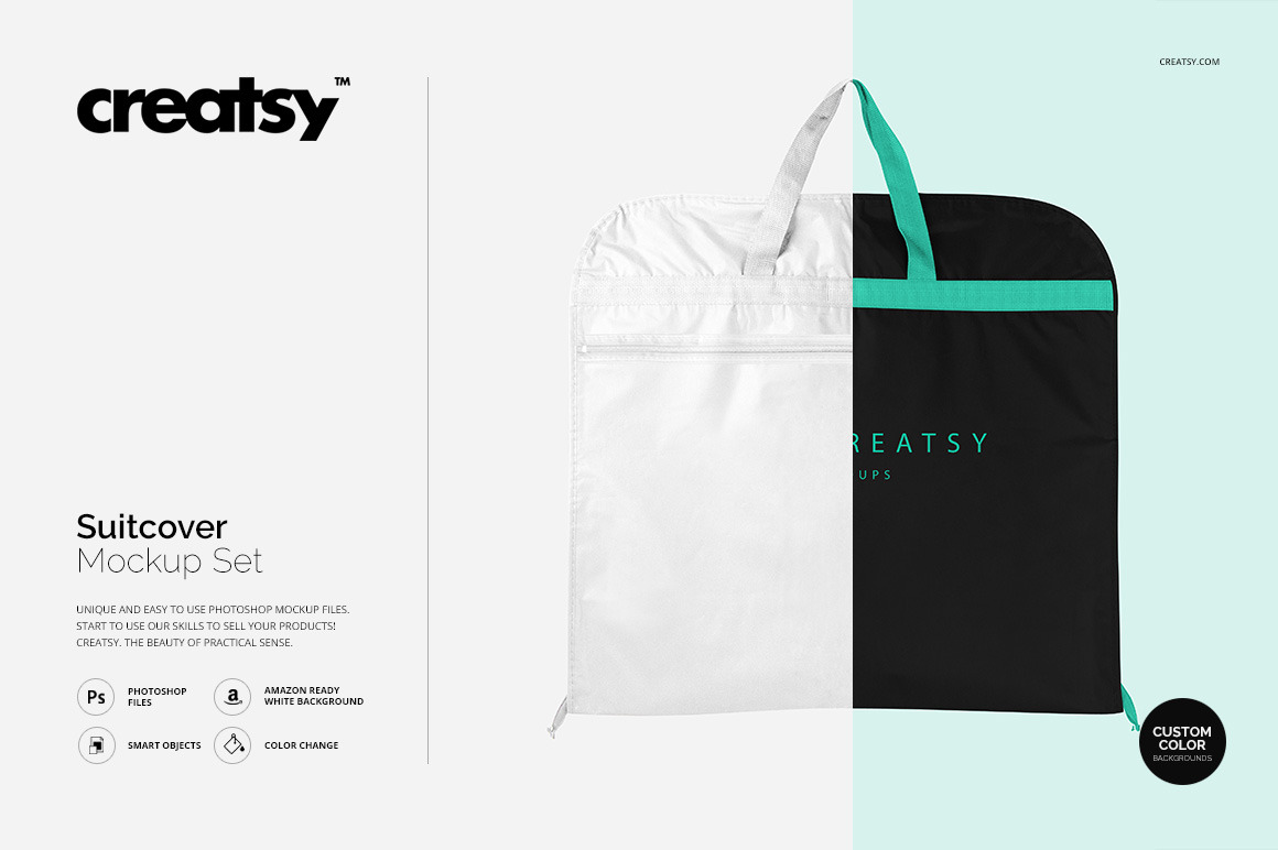 Suitcover Mockup Set, a Product Mockup by Creatsy