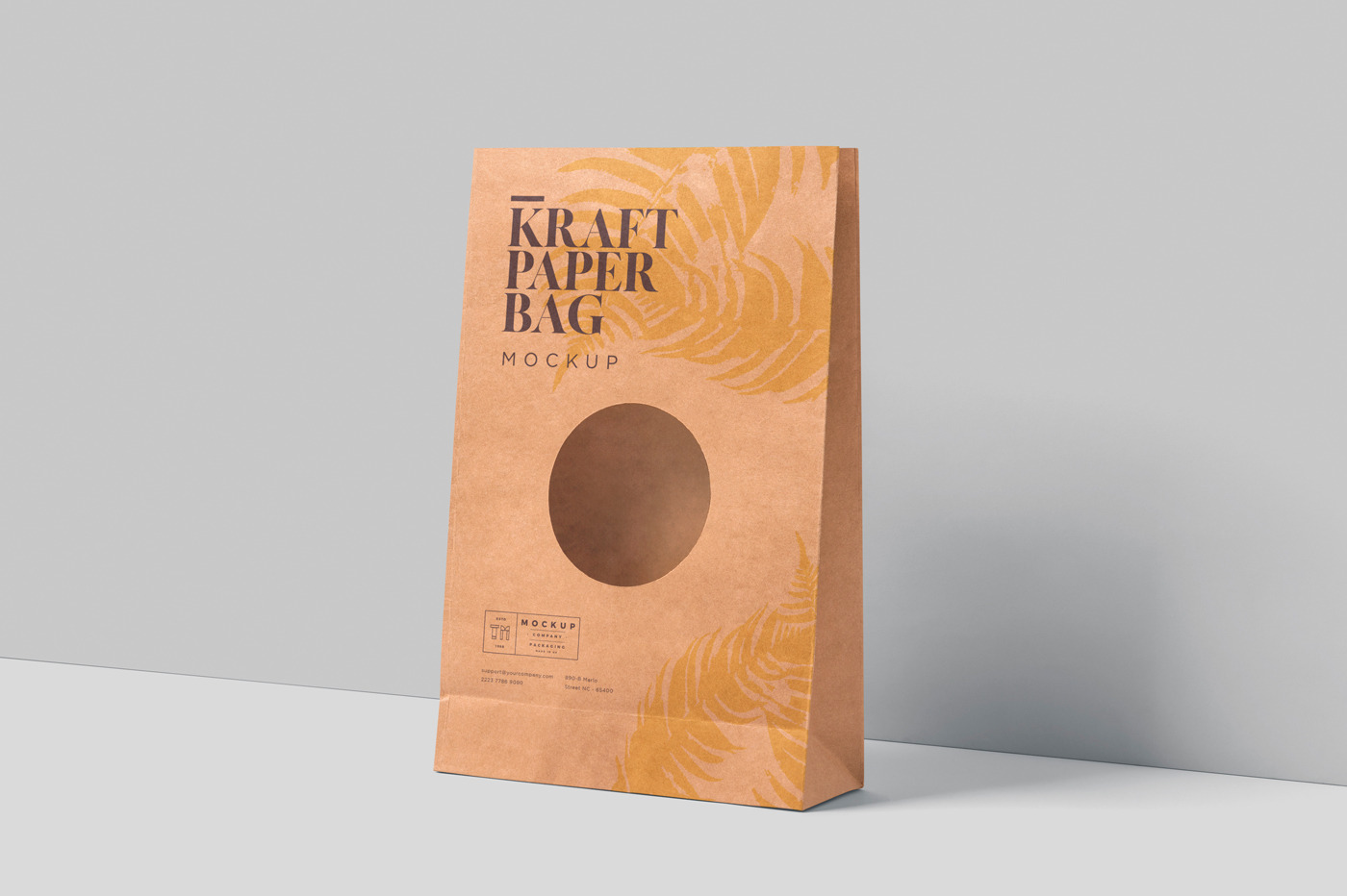 Kraft Paper Window Bag Mockups, a Product Mockup by GfxFoundry ...