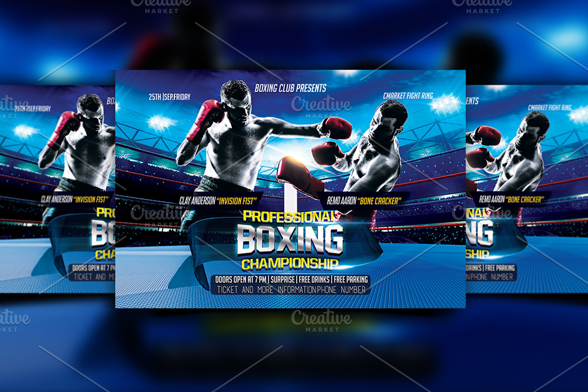 Boxing Flyer, a Flyer Template by Basez Flyers