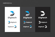 Digitech Logo | Branding & Logo Templates ~ Creative Market
