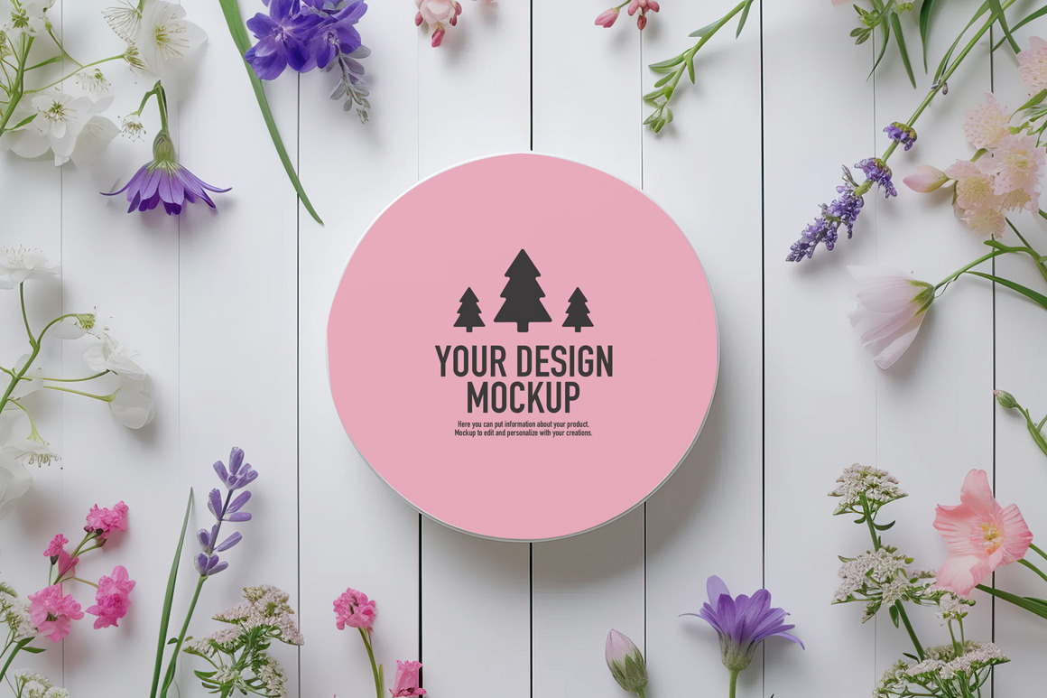 Spring Floral Mockup, an Advertising Mockup by OSORIOartist | Creative ...