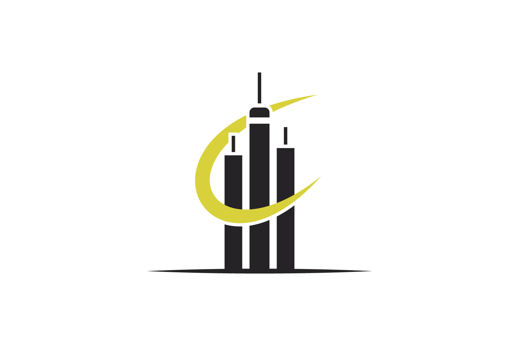 tower building logo, a Branding & Logo Template by ZHR Creative