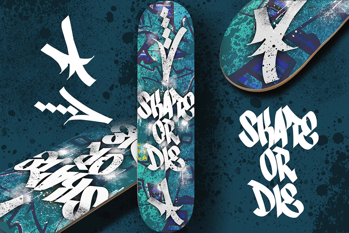 Ultimate Photoshop Graffiti Kit, a Brush Add-On by The Wildcap