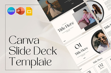 Pink Slide Deck Template Canva | Creative Market