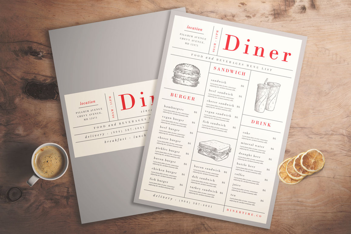 Food Menu Vol. 02, a Flyer Template by KMZVR.Lab