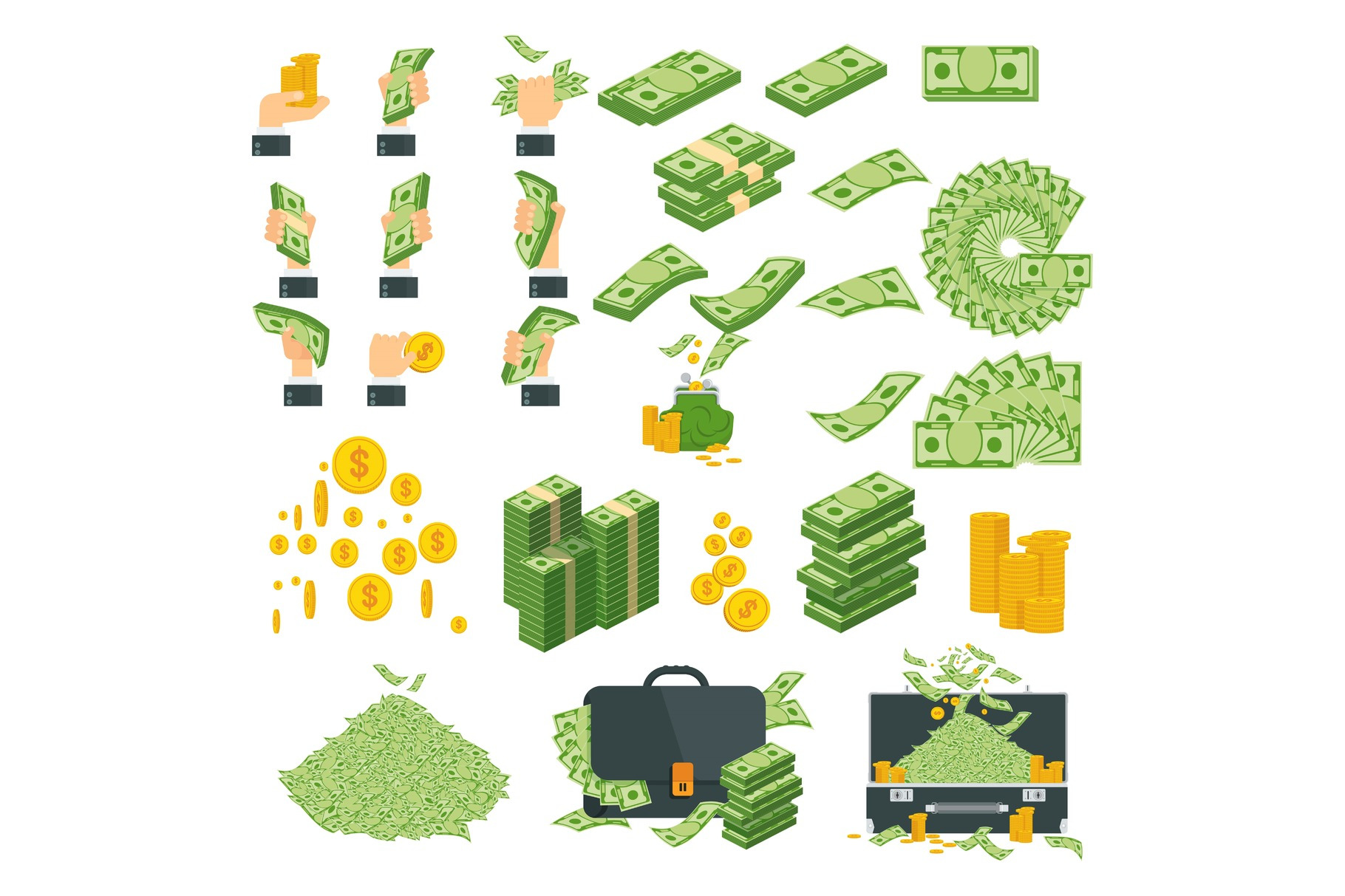 money big set of icons, a Finance Illustration by Quarta
