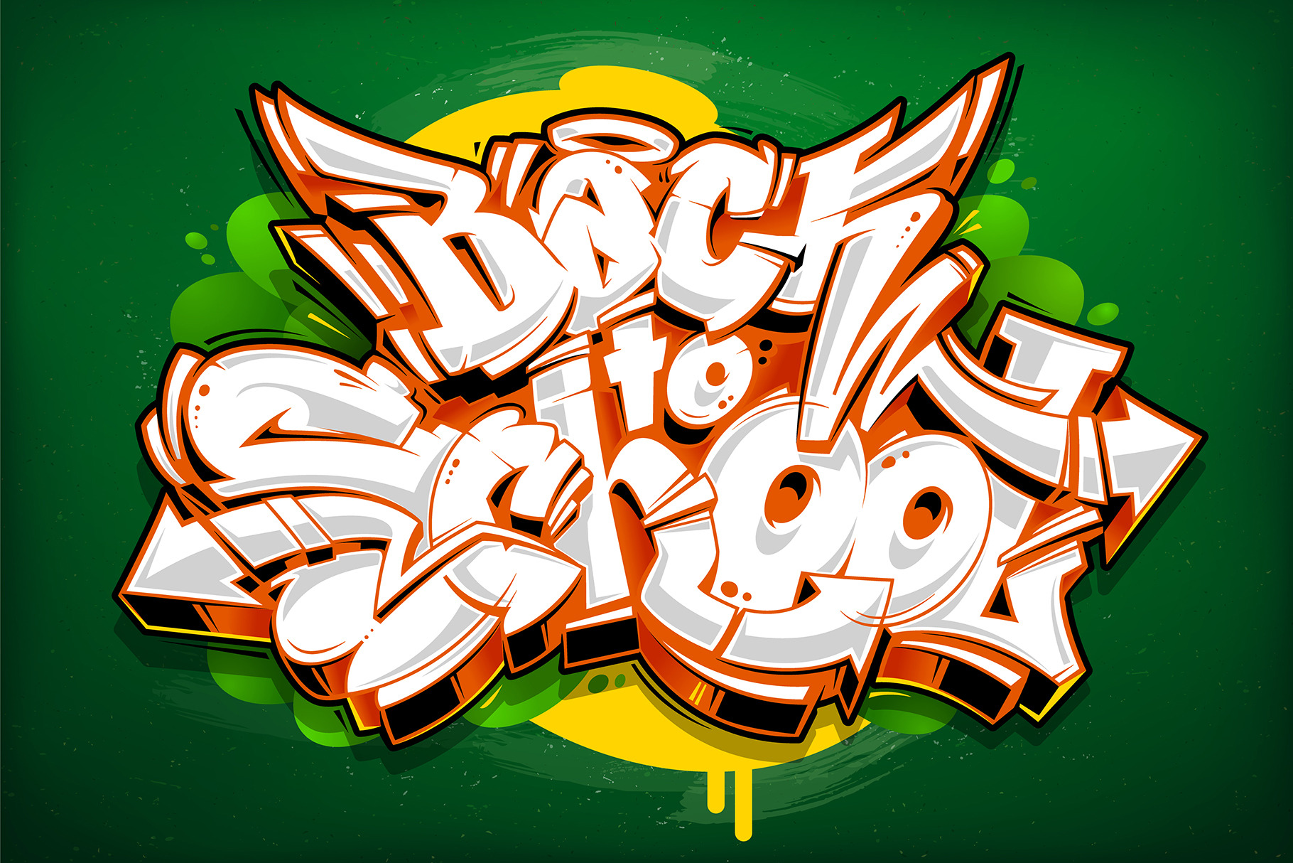 Back to School - Vector Graffiti, an Education Illustration by Vecster