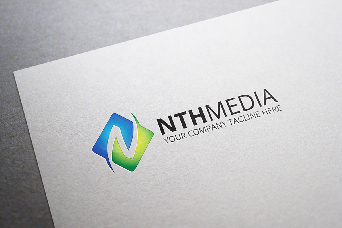 Nth Media Logo, a Branding & Logo Template by Arslan