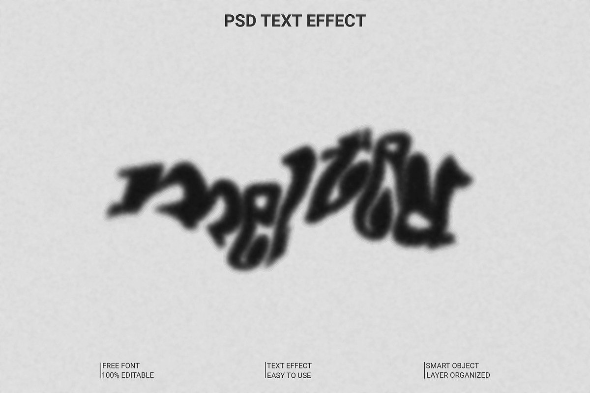 Melted Motion Blur Text Effect, a Layer Style Add-On by Imamul001