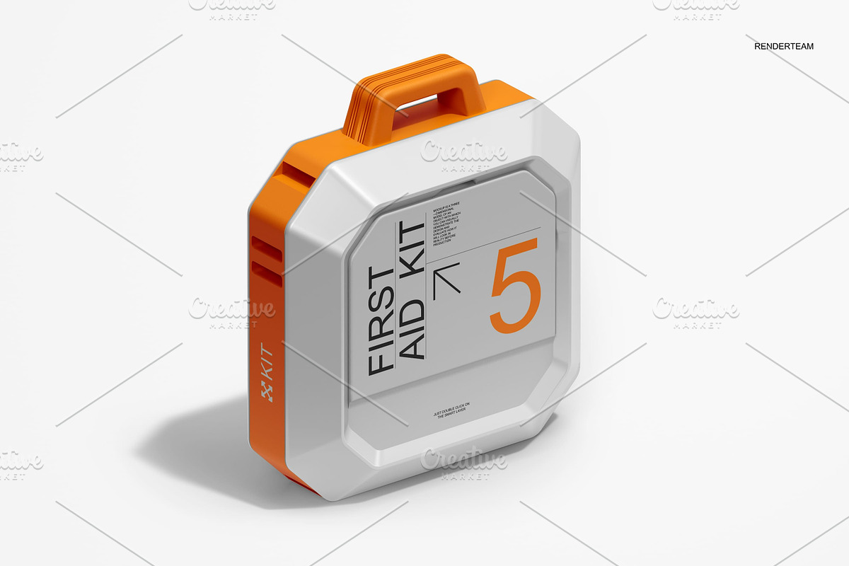 First Aid Kit Mockup Set (3 PSD)