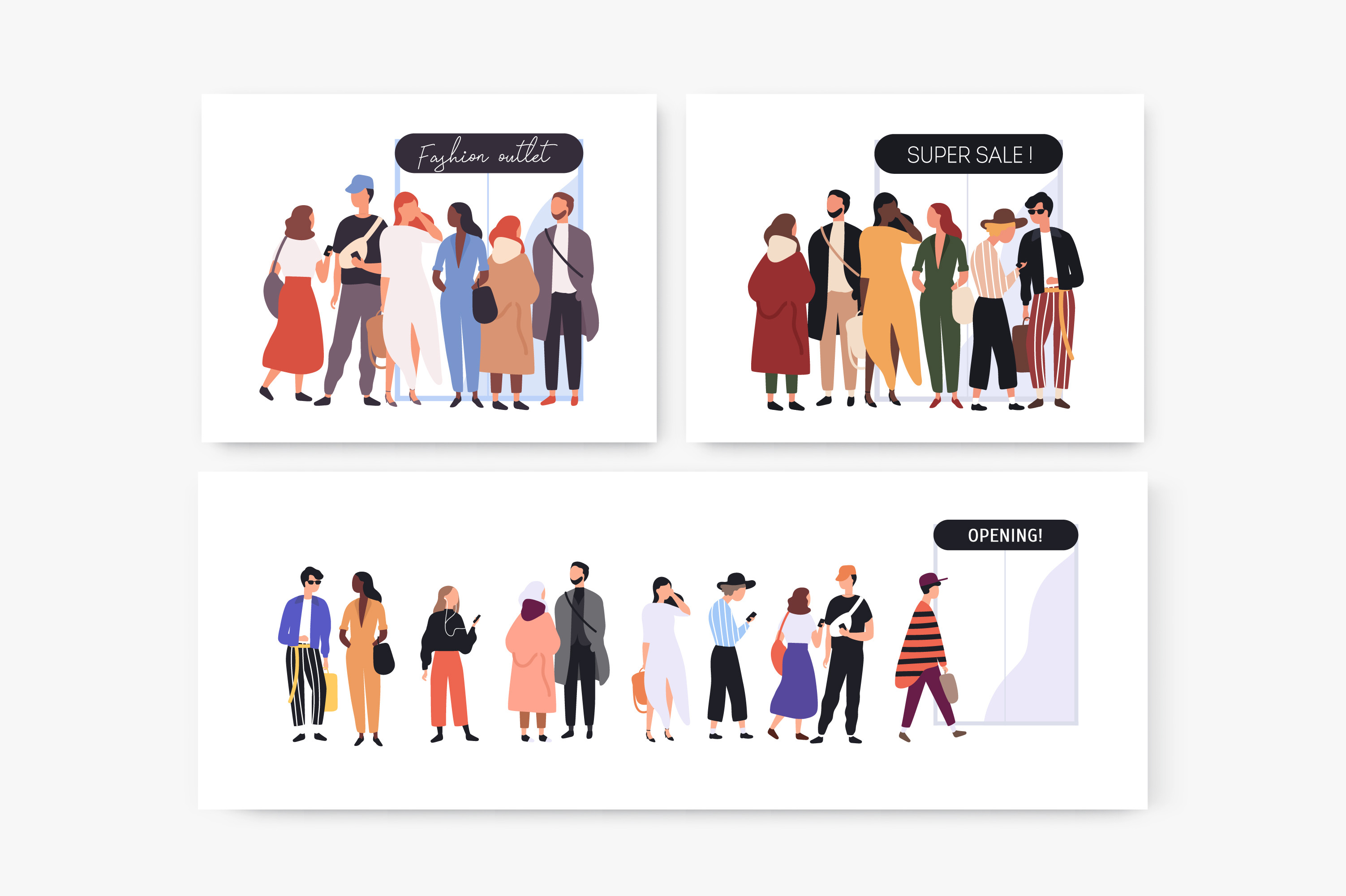 Queue, a Person Illustration by Good Studio