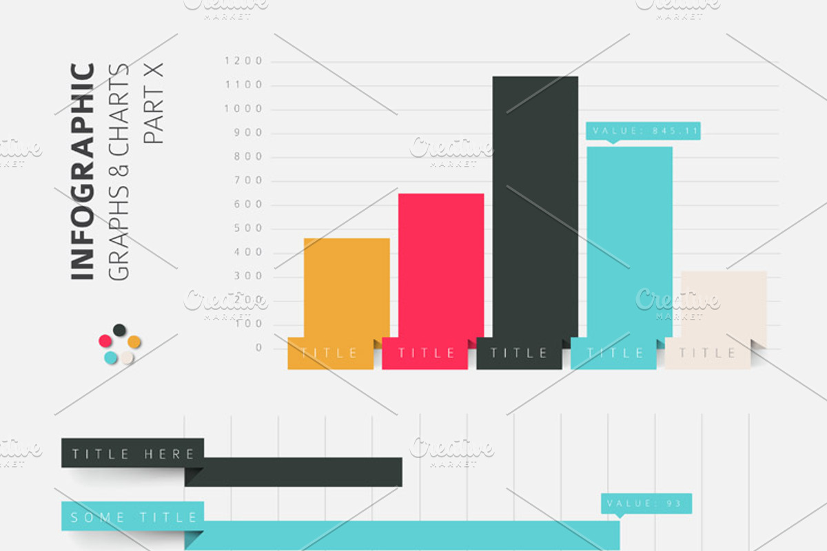 Infographic Column Graphs & Charts, an Object Graphic by Orson