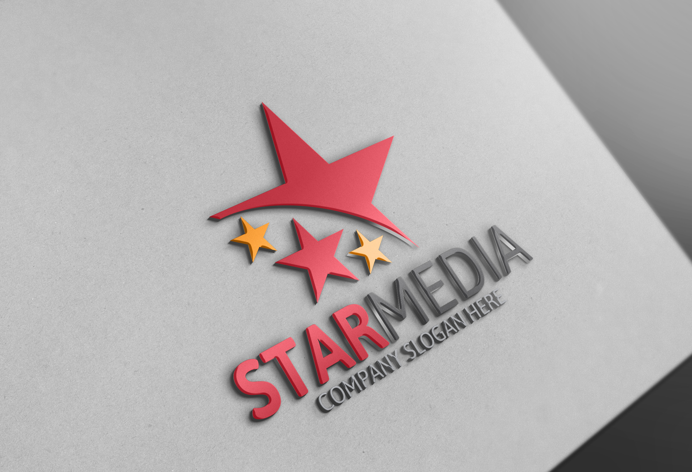 Star Media Logo, a Branding & Logo Template by Josuf Media