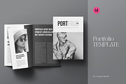 Creative Black Portfolio Template, a Brochure Template by evgenystudio