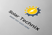 Solar Technology Logo | Branding & Logo Templates ~ Creative Market