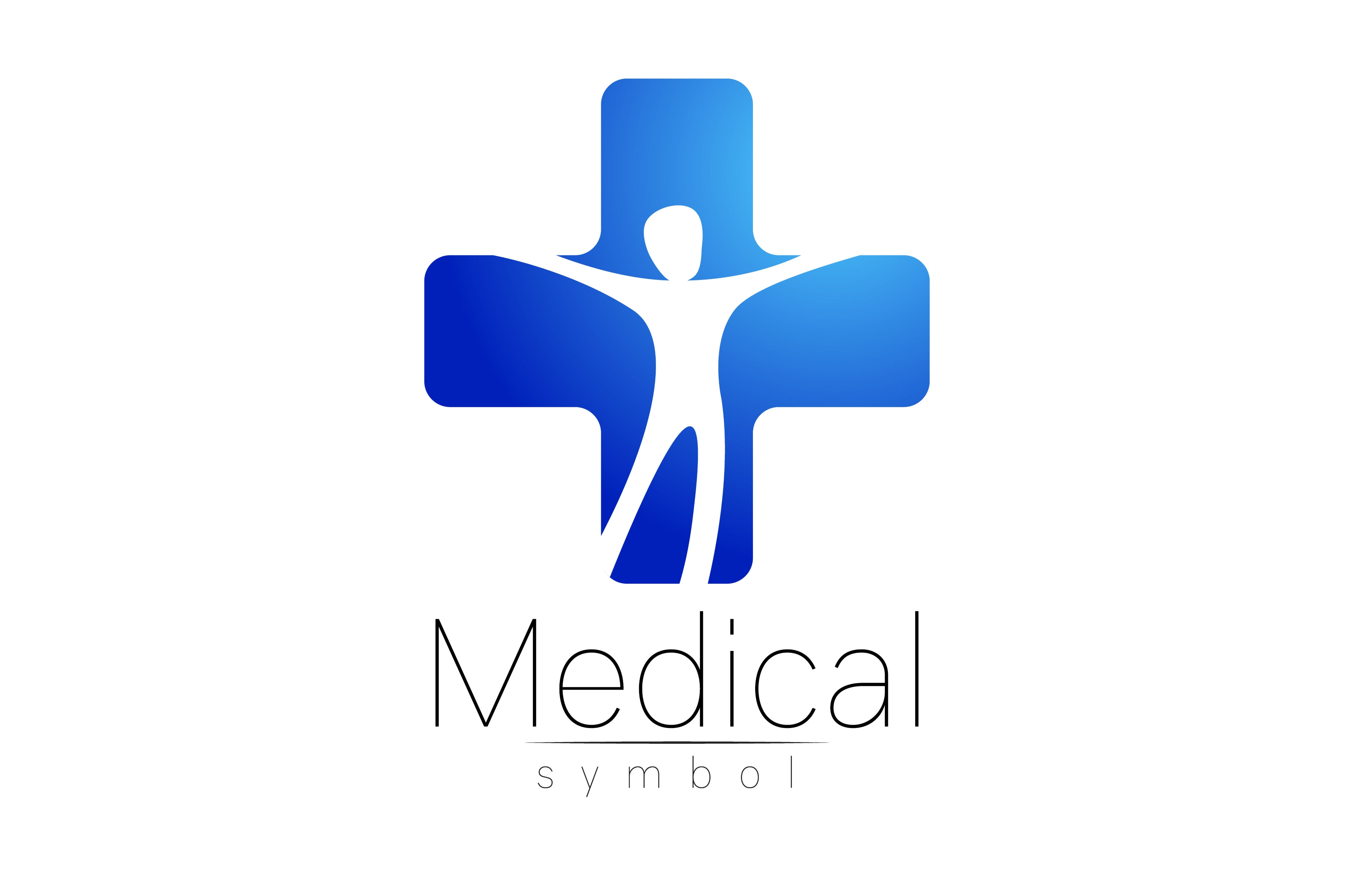 Vector medical sign with cross, a Healthcare Illustration by Wittmann