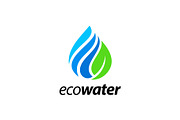 Eco Water Logo Template, a Branding & Logo Template by Humaira_std