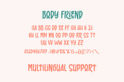 Body Friend - Display Sans Serif, a Sans Serif Font by CreateBigSupply