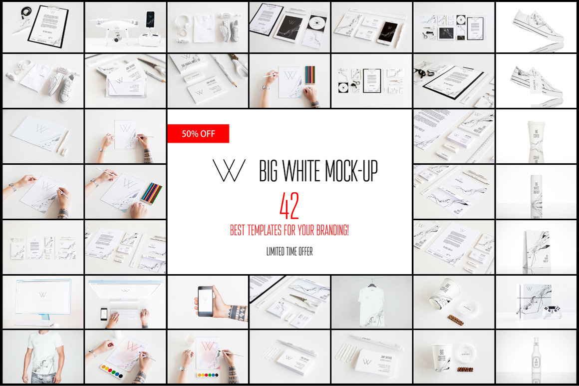 Big White Mock-Up, a Product Mockup by Freeman Studio
