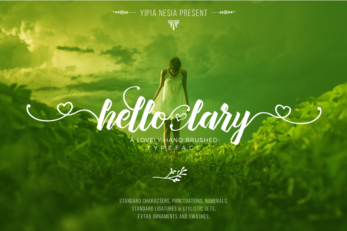 Hello Lary - Cursive Font, a Script Font by Typia Nesia