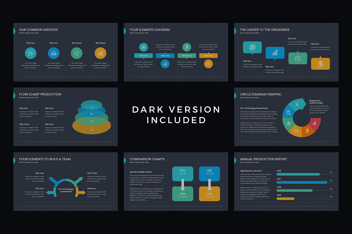 ONE PowerPoint Template, a Presentation Template by slidequest
