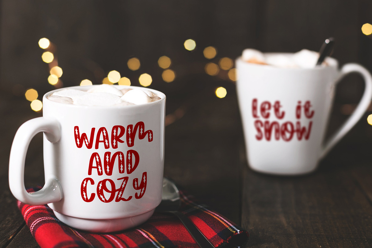Happy Hollydays, Christmas Font, a Symbol Font by Jordyn Alison Designs