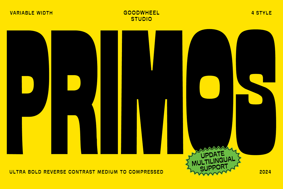 GW Primos, a Sans Serif Font by Goodwheel Studio