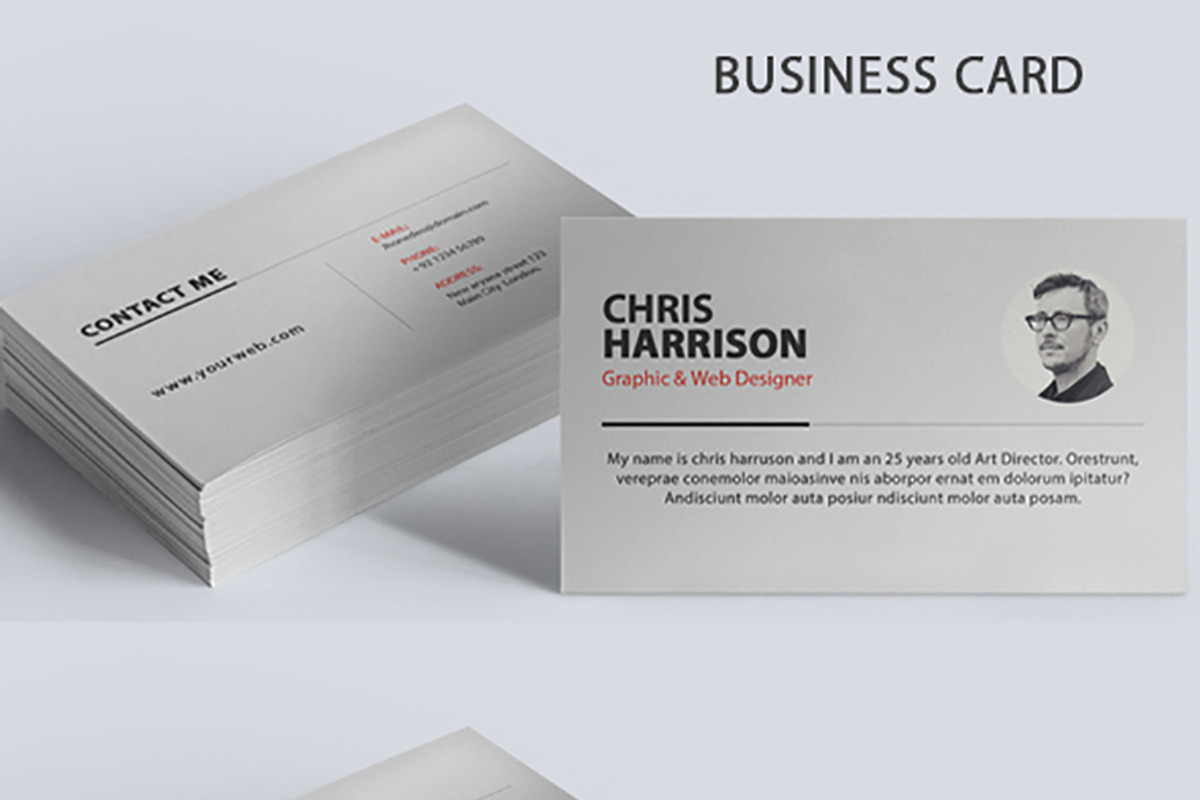 Clean Resume With Business Card, a Resume Template by Artiverge