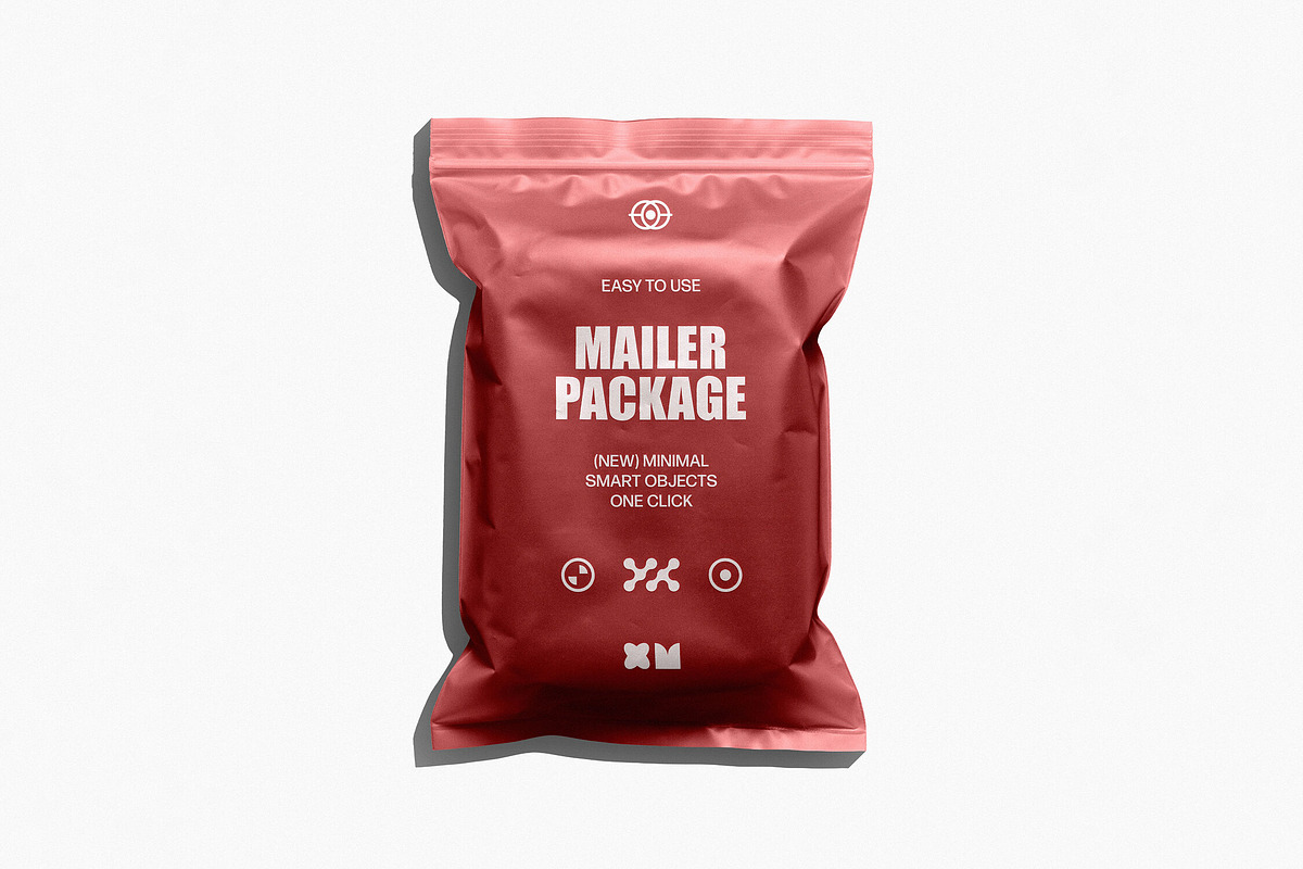 Plastic Mailer Mockup, a Product Mockup by Design Squad