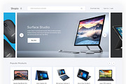 Shopio eCommerce - PSD, a Templates & Theme by HIDE