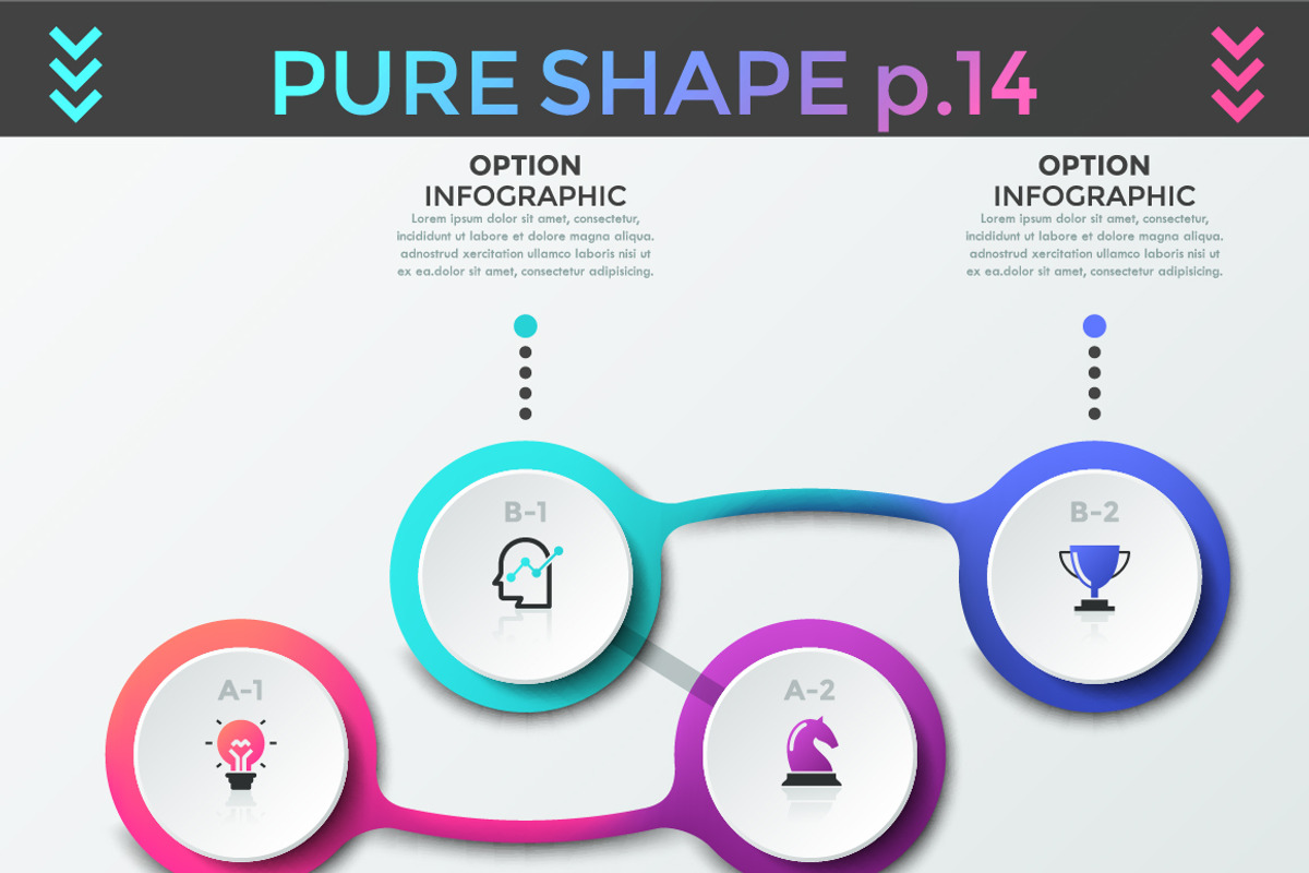 Pure Shape Infographic Bundle, a Presentation Template by Andrew Kras ...
