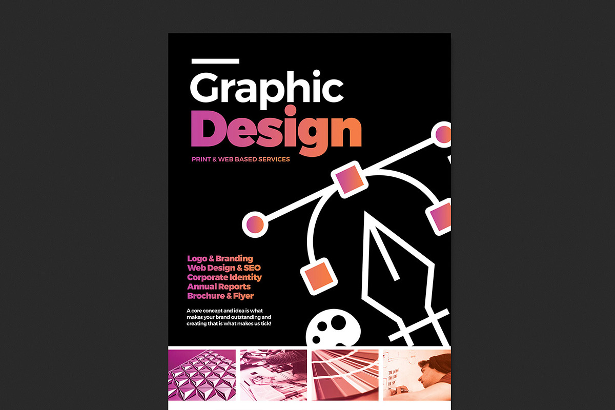 Graphic Designer Poster Template 3, a Flyer Template by BrandPacks