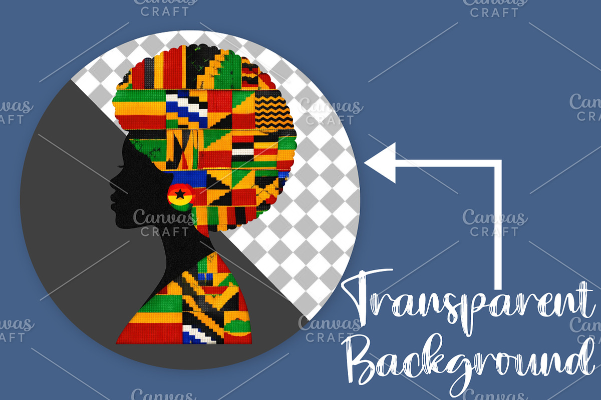 Black History Woman PNG, an Illustration by Canvas Craft