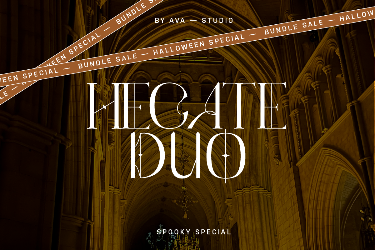 Hecate Font DUO — Halloween Edition, a Serif Font by BY AVA — studio