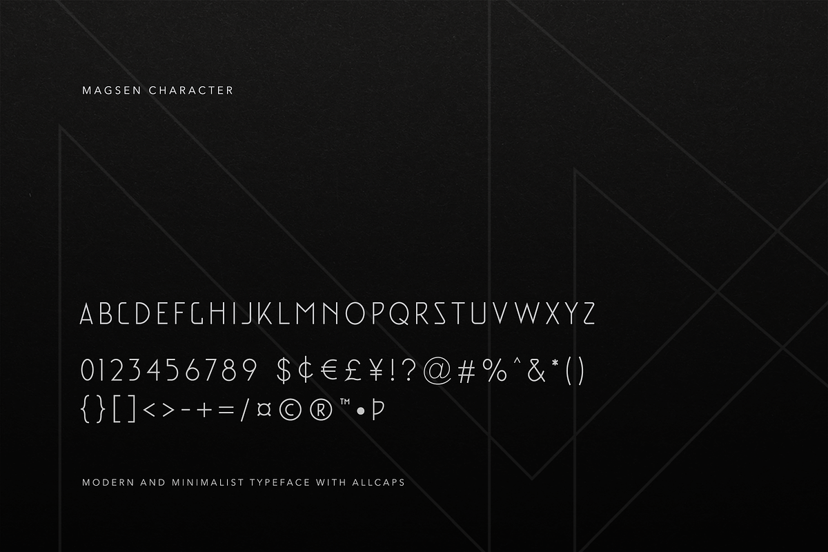 Magsen - Modern Font, a Sans Serif Font by Tammami | Creative Market