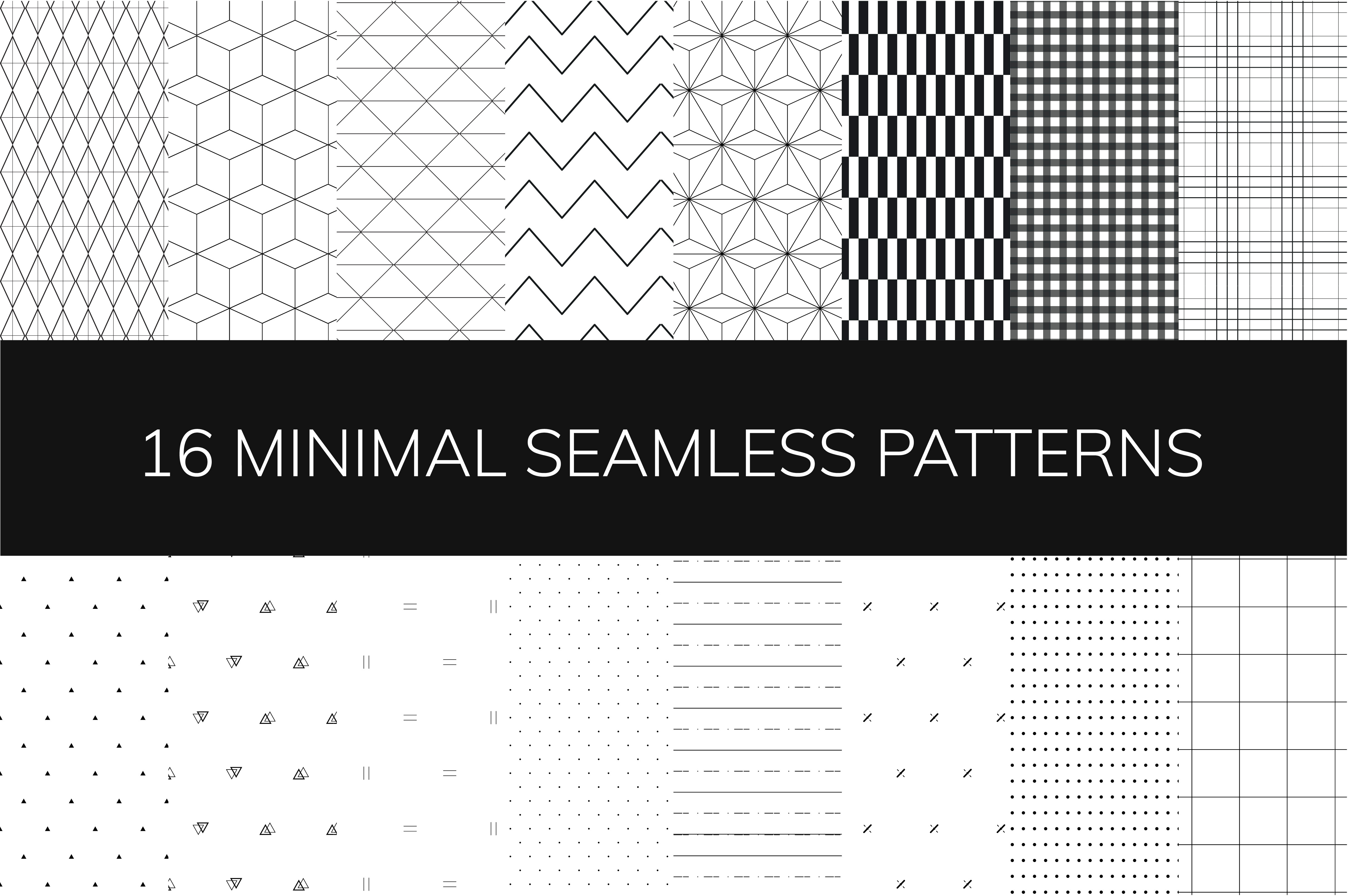 Minimal Seamless Patterns, a Pattern Graphic by rawpixel