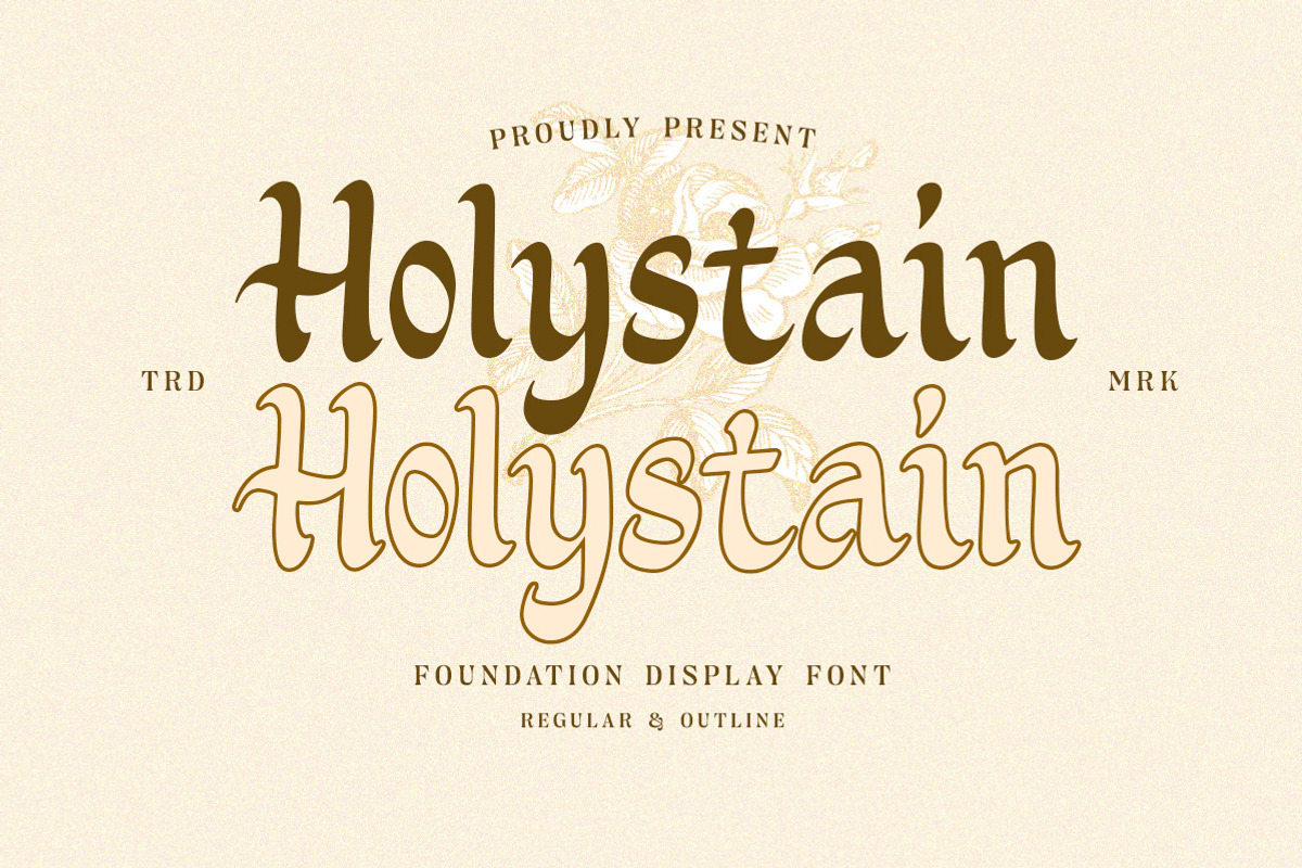 Holystain - Foundation Display Font, a Blackletter Font by Letterhend ...