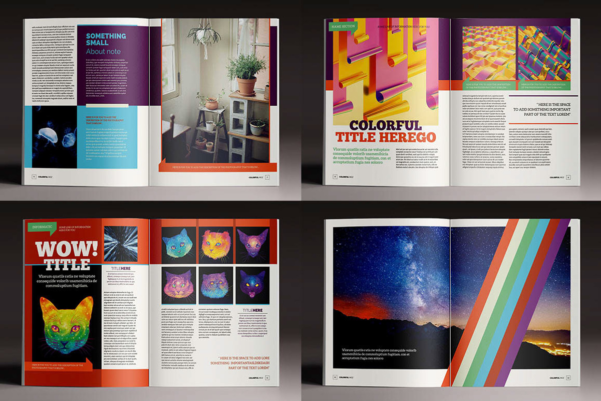 10 Magazine Brochure Templates Pack, a Magazine Template by Luuqas Design