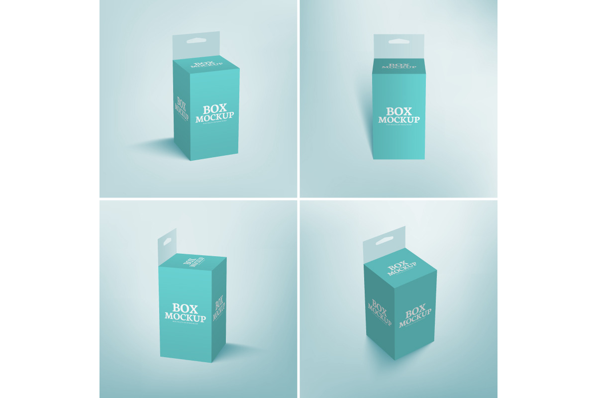 Hang Slot Packaging Box Mockup, a Packaging Mockup by Petr Stránský