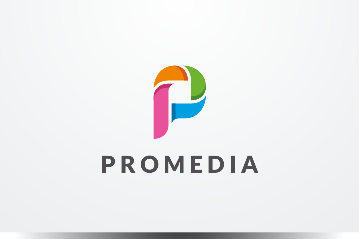Pro media - Letter P Logo, a Branding & Logo Template by yopie ...