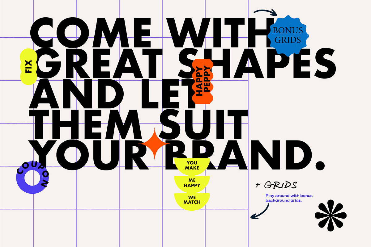 Hand-Drawn Geometric Shapes & Objects