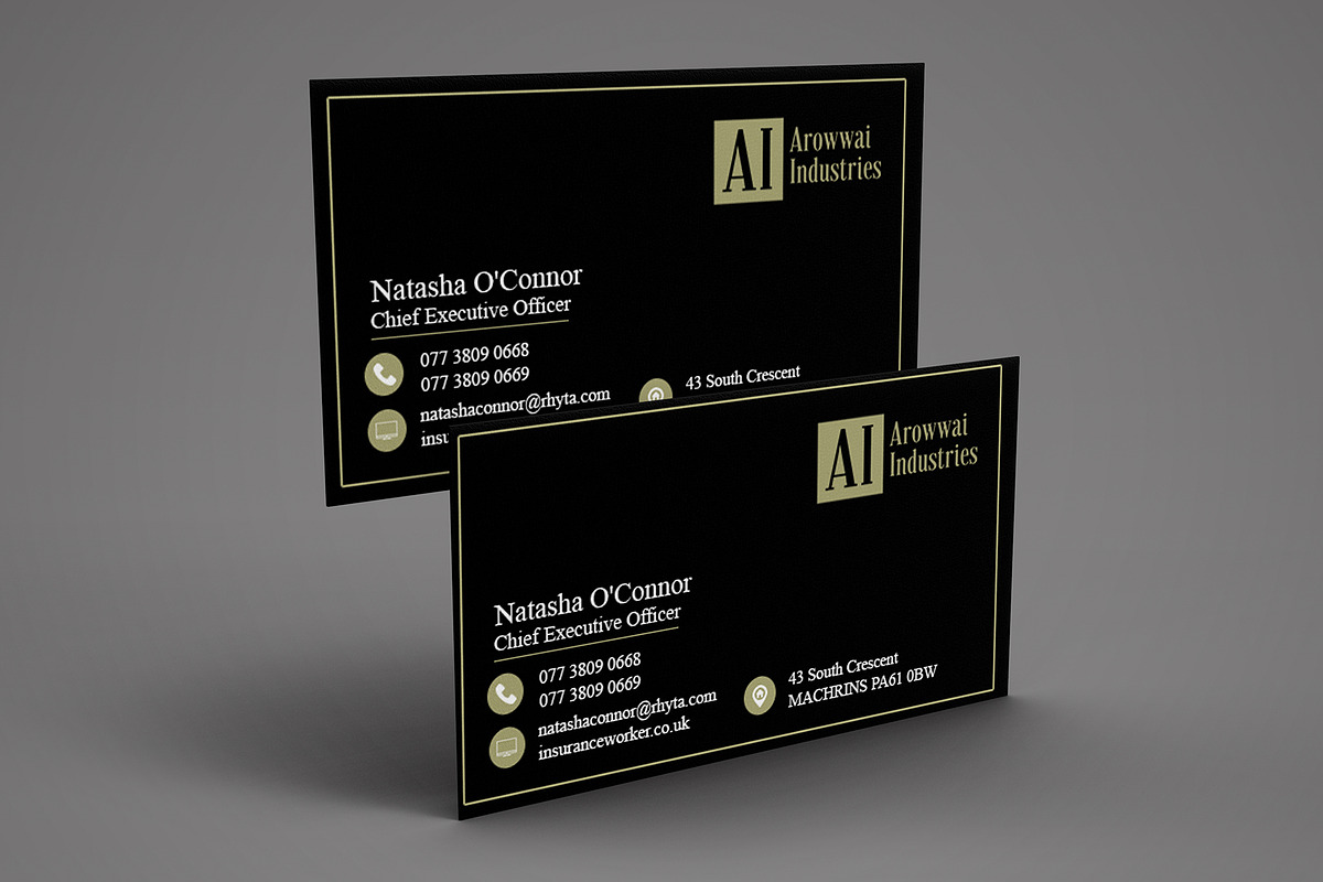 Professional Business Card Design PSD
